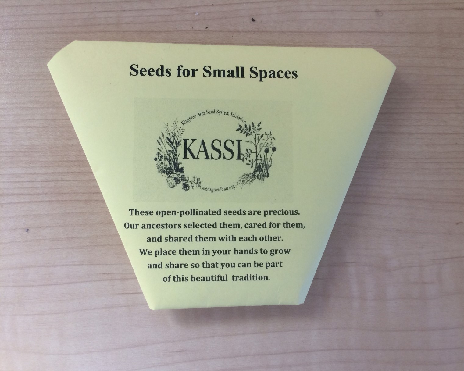 “Seeds for Small Spaces” Collection | KASSI (Kingston Area Seed System ...